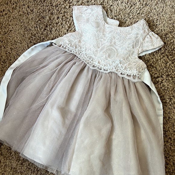 Rare Editions | Dresses | Rare Editions Formal Lace Crochet Tulle ...